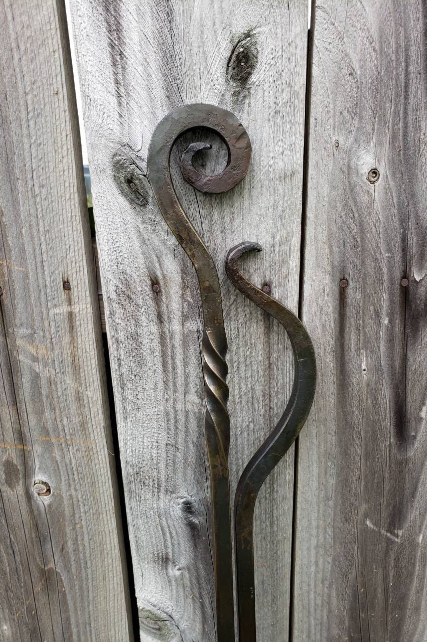 Hand Forged Fire Tongs - Etsy
