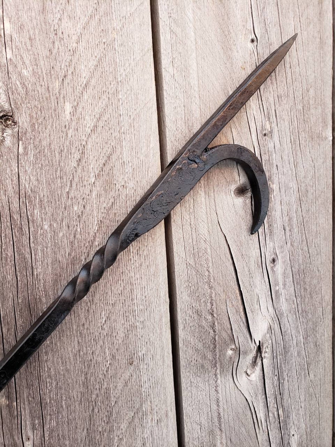 Personalized Hand Forged Colonial-style Fire Poker - Etsy