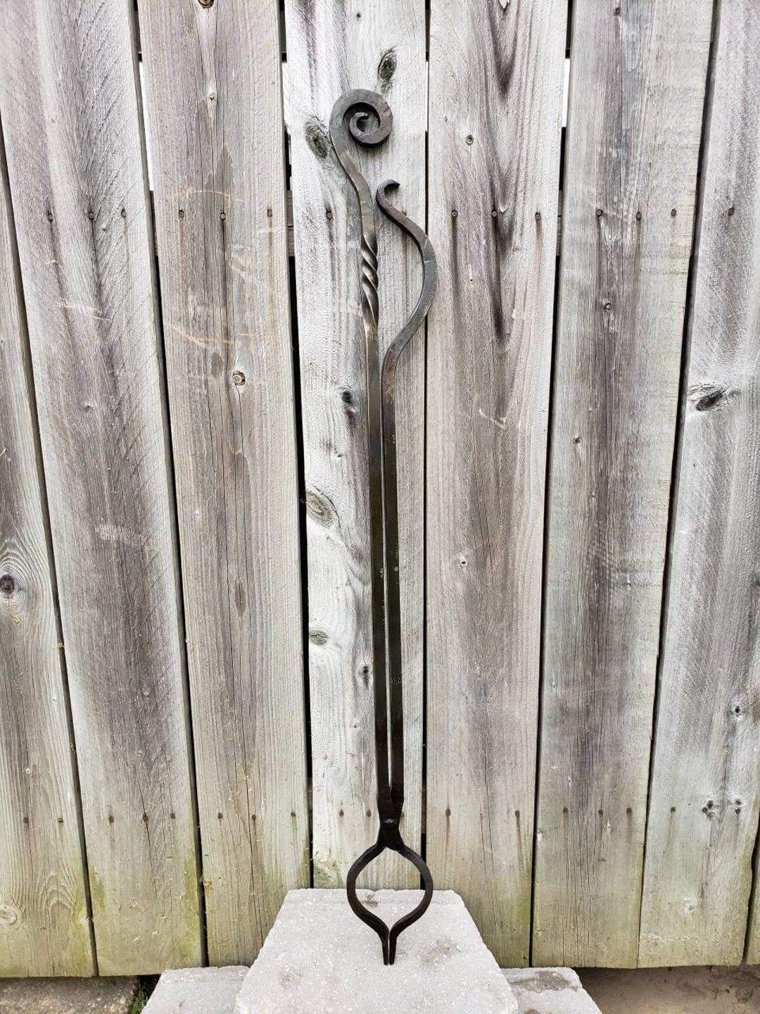 Hand Forged Fire Tongs - Etsy