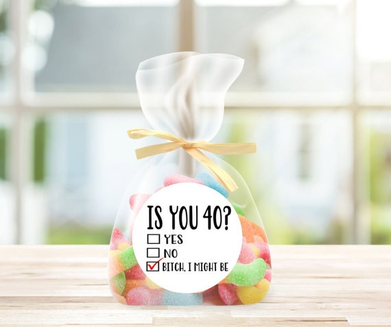 Is You 40 Stickers 40th Birthday Stickers 20 Piece Sheet of - Etsy