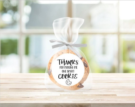 Thanks for Making Me One Smart Cookie Stickers 20 Piece Sheet | Etsy