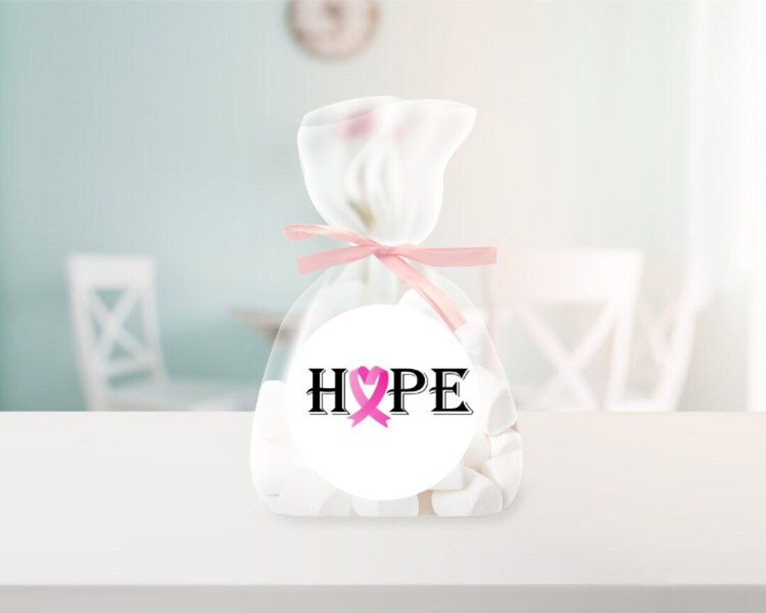 Breast Cancer Sticker, Hope Pink Ribbon Cancer Stickers, Cancer Ribbon ...