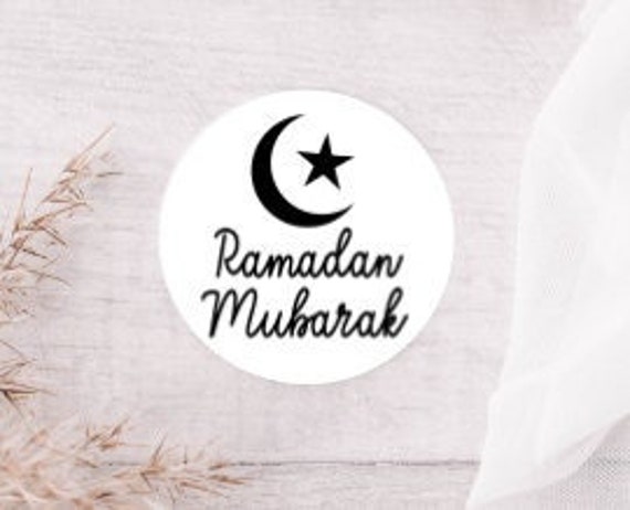 Ramadan Stickers 2 Round Sticker Labels Ramadan - Etsy