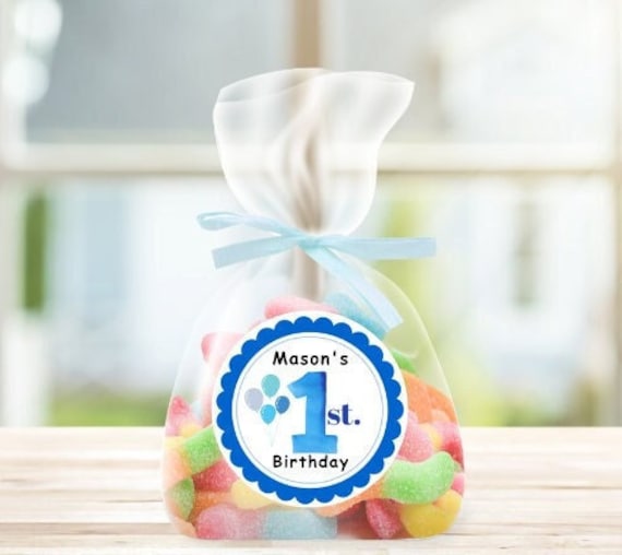 Personalized 1st Birthday Stickers First Birthday Stickers 20 - Etsy