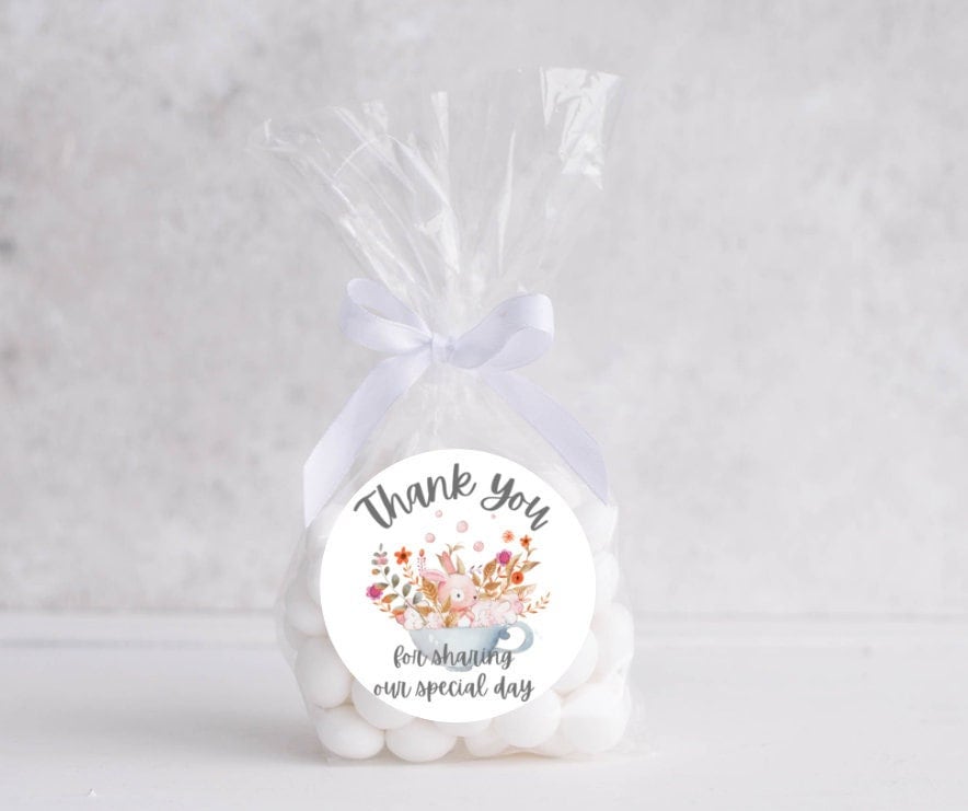 Thank You for Sharing Our Special Day Stickers, 20 Piece Sheet of Matte ...