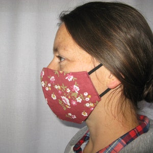 Adjustable face maskAdjustable fabric maskReusable face | Etsy