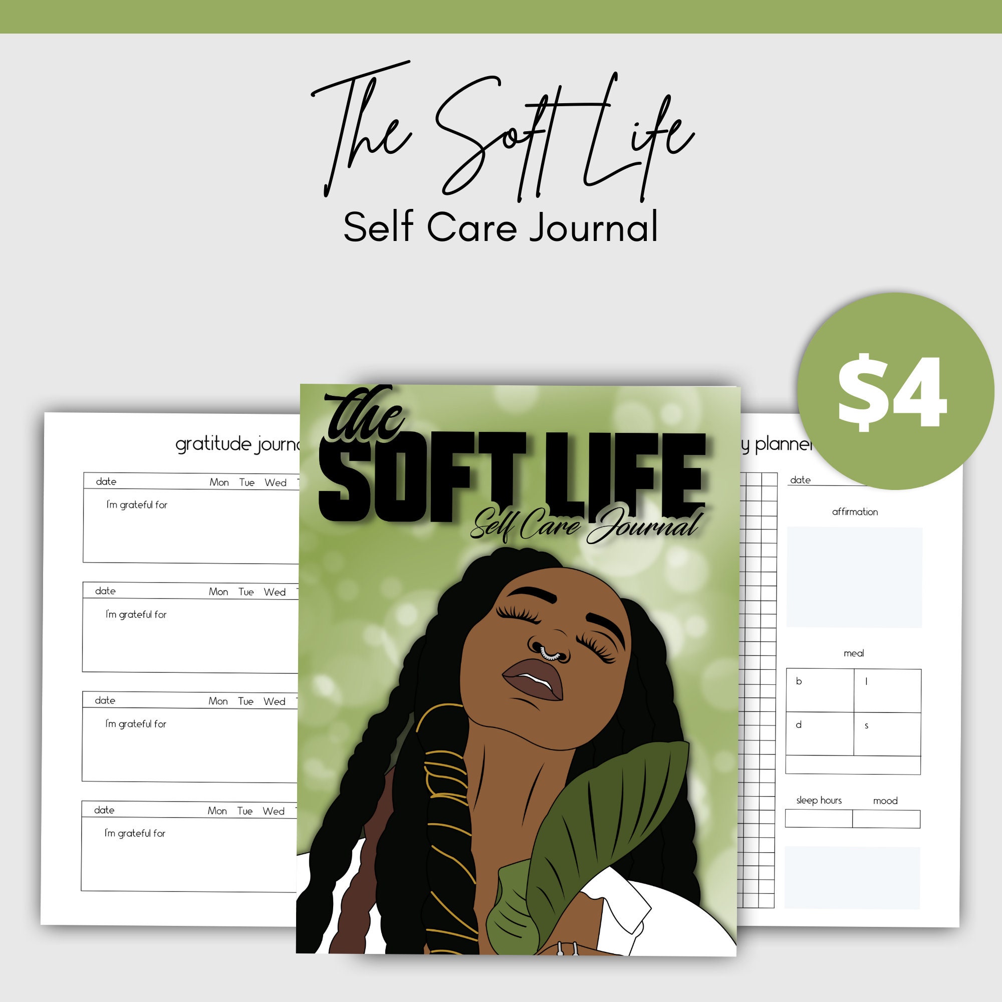The Soft Life Self Care Planner Digital Planners - Etsy