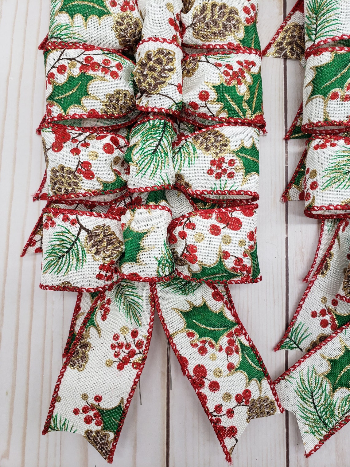 Set of 12 Christmas Bows Christmas Decorative Bows Small - Etsy