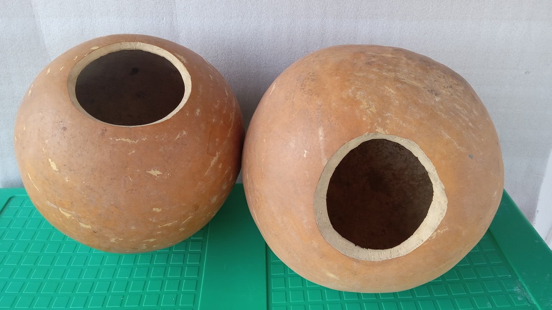 Natural Hand-made Calabash Pots Extra Large Sizes. - Etsy