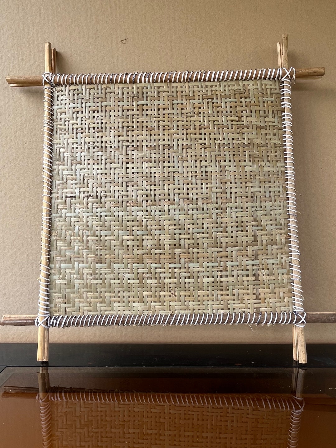 Hand Made Woven Square Sieve From West Africa for Sieving Some ...