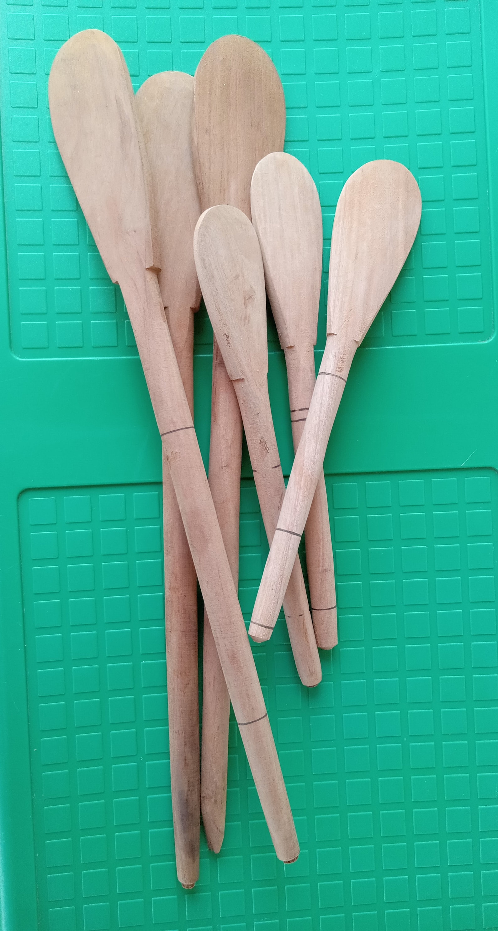 Handmade Wooden Fufu Paddle/ WOODEN SPATULA.: West African Cooking Tool ...
