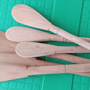 Handmade Wooden Fufu Paddle/ WOODEN SPATULA.: West African Cooking Tool ...