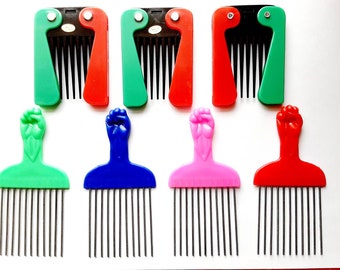 Afro Hair Pick - Etsy