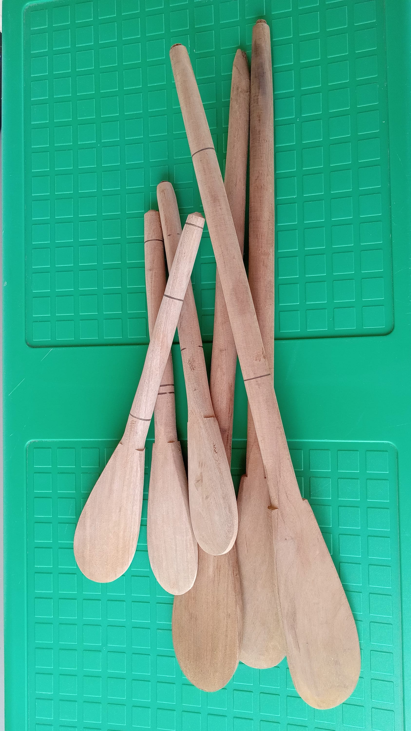 Handmade Wooden Fufu Paddle/ WOODEN SPATULA.: West African Cooking Tool ...