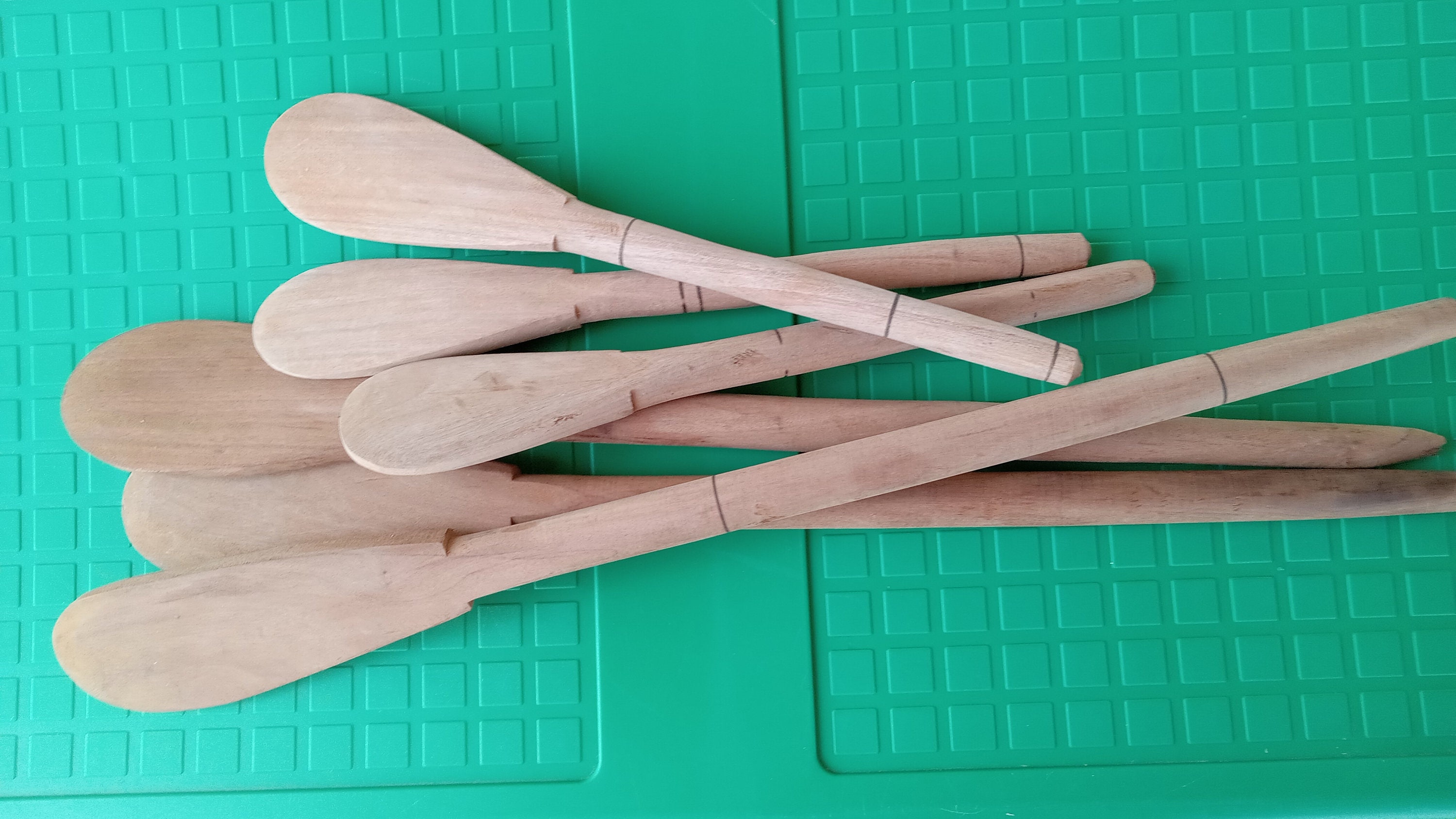 Handmade Wooden Fufu Paddle/ WOODEN SPATULA.: West African Cooking Tool ...