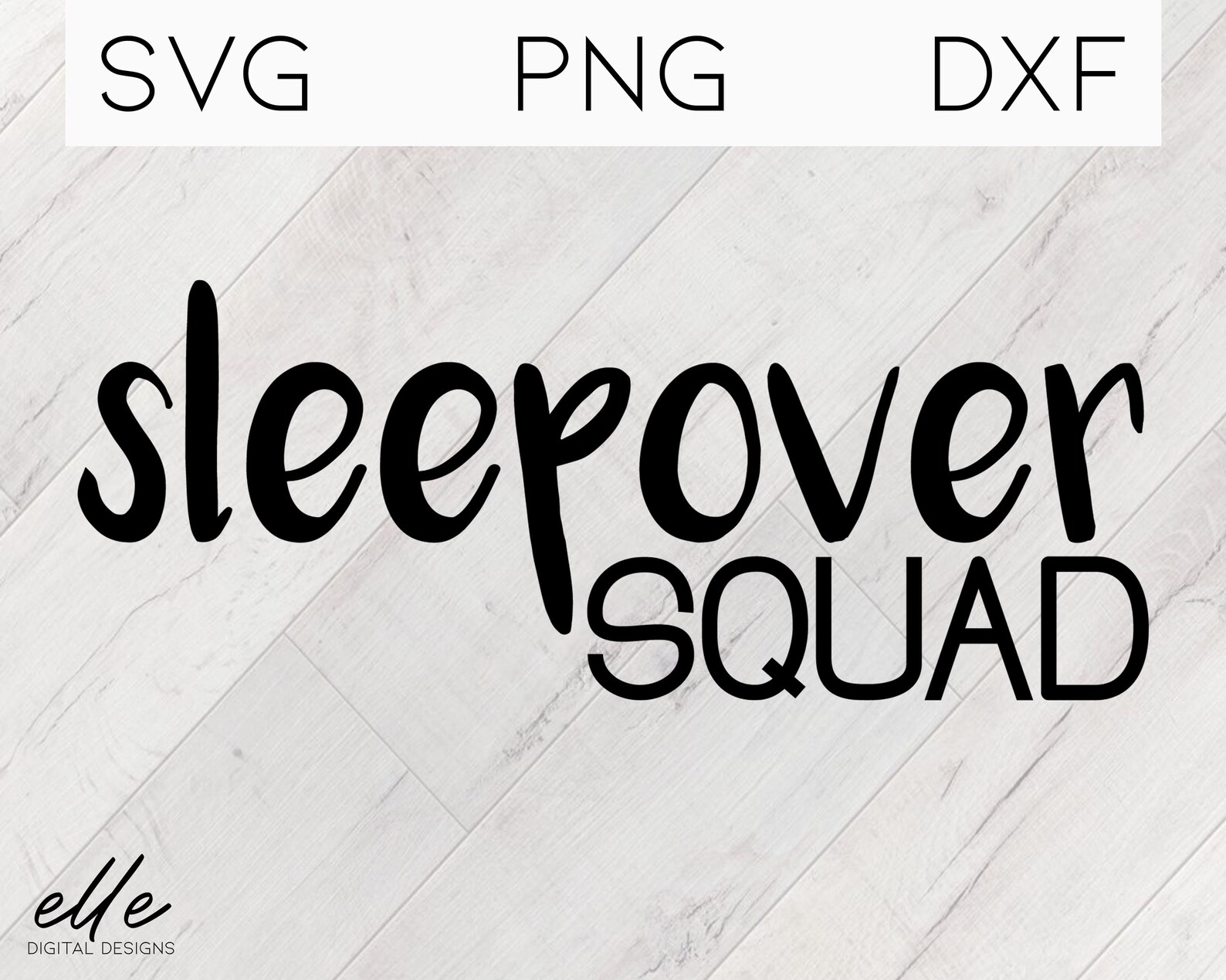 Sleepover Squad SVG, Svg Sleepover Dxf, Sleepover Png, Birthday Party ...