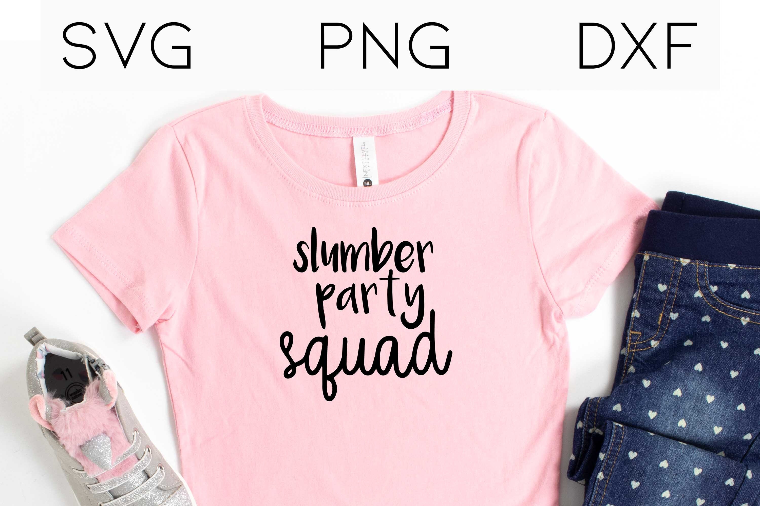 Slumber Party Svg Sleepover Svg Dxf Slumber Party Pn - Etsy