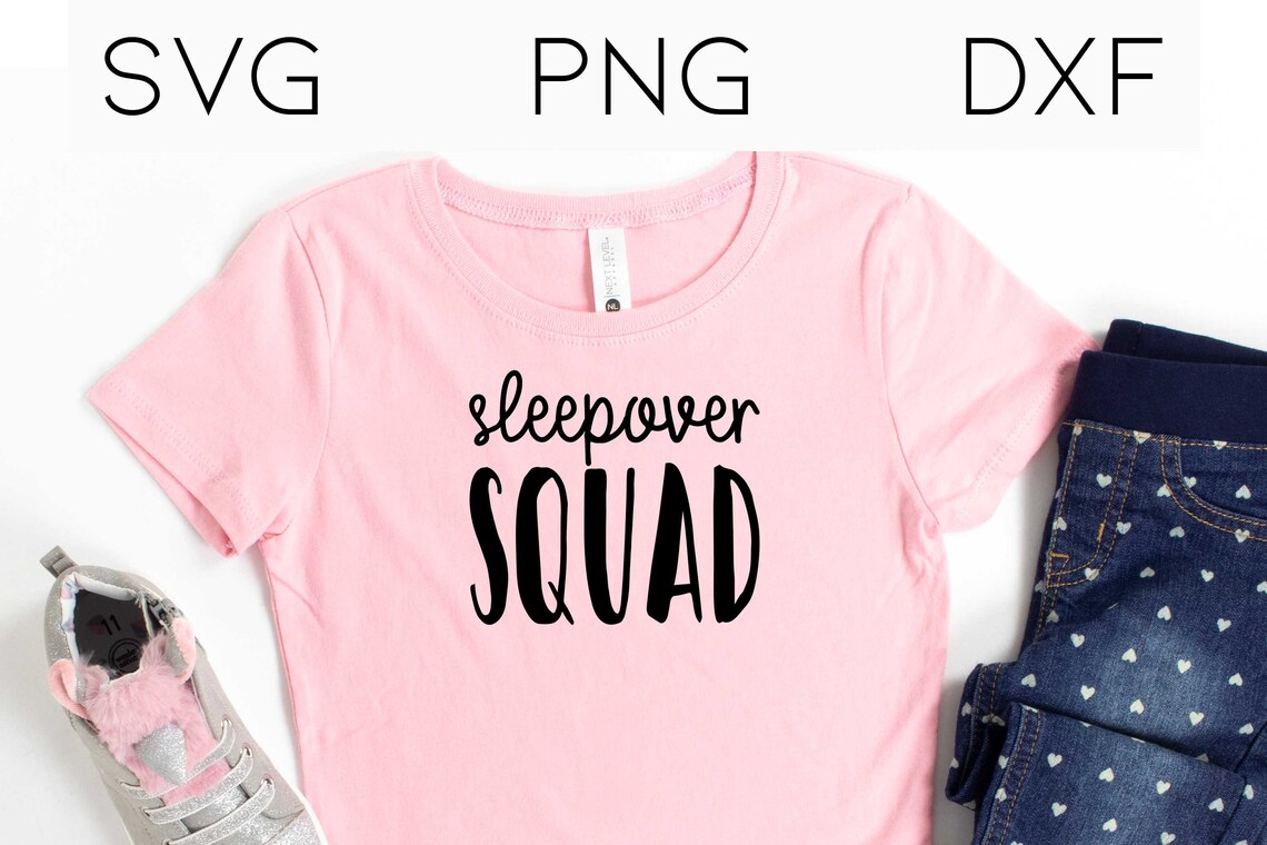 Sleepover Squad, Svg Sleepover Svg, Dxf, Sleepover Png, Birthday Party ...