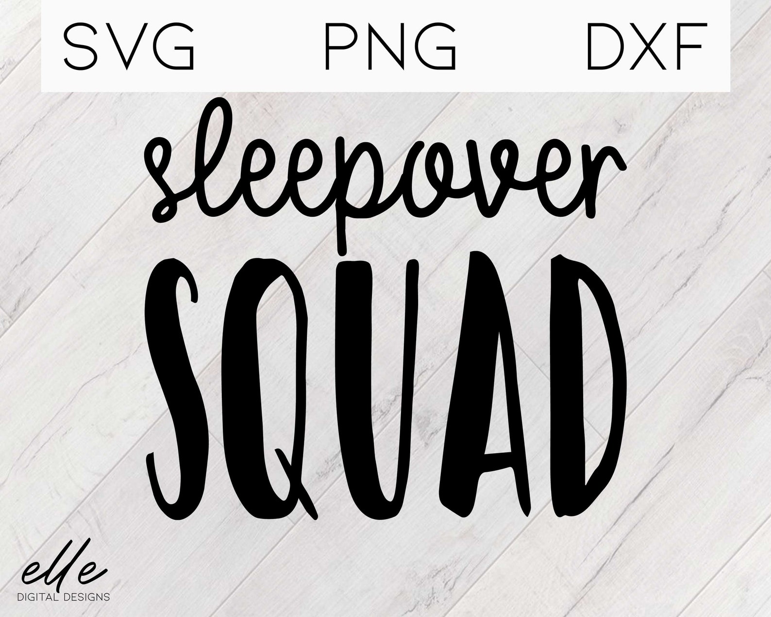 Sleepover Squad, Svg Sleepover Svg, Dxf, Sleepover Png, Birthday Party ...