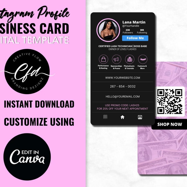 Instagram Cards - Etsy