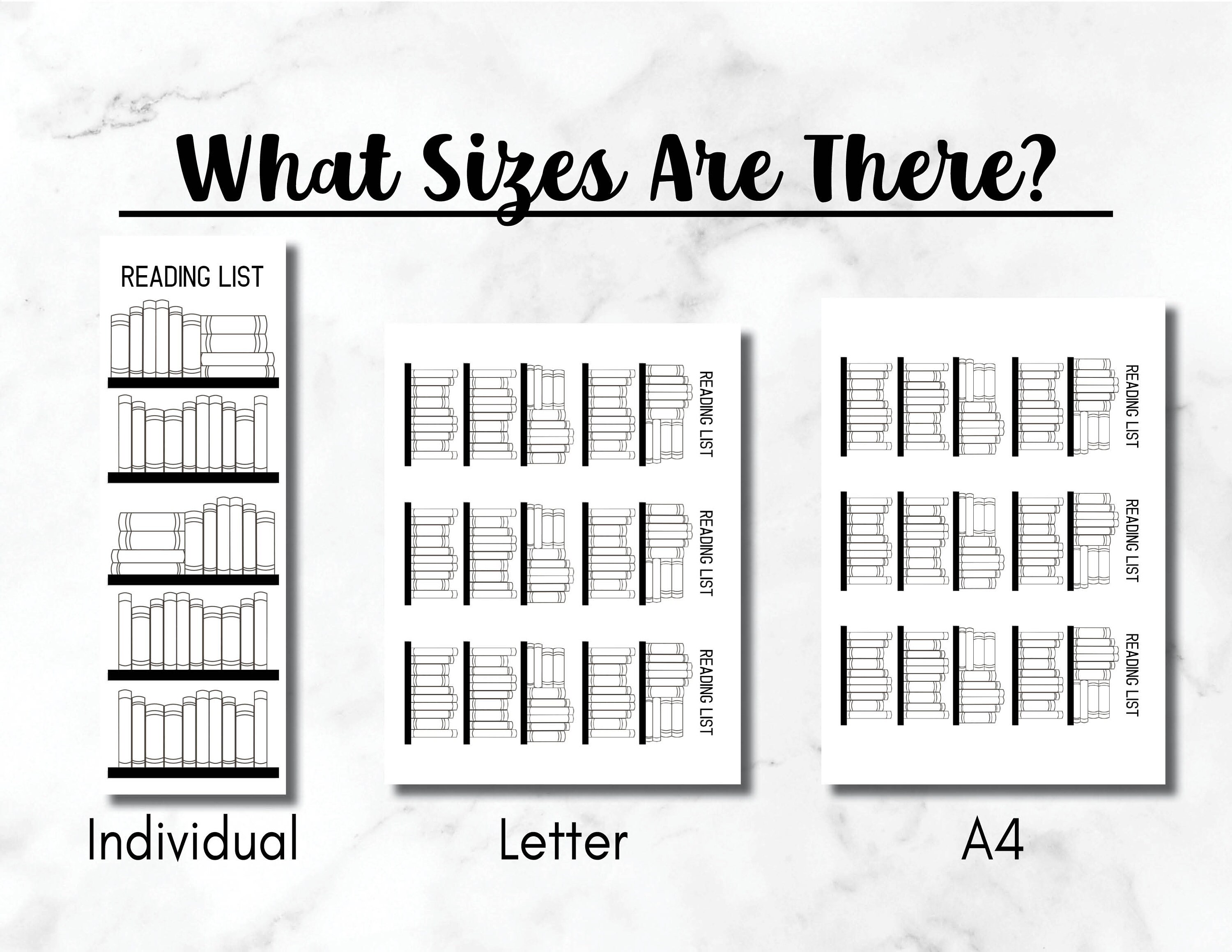 Printable Bookshelf Reading Log Tracker Library Bookmark, Library Card ...