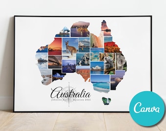 Australia Photo Collage - Etsy UK
