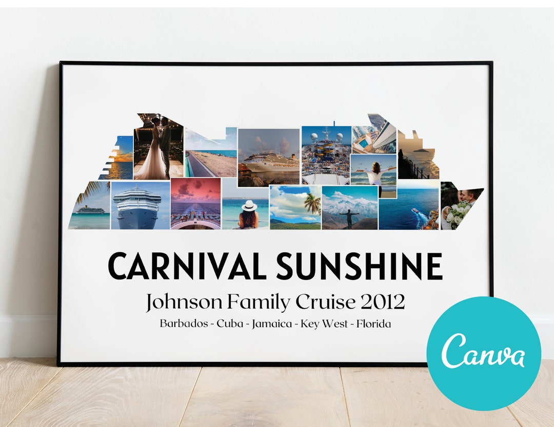 Custom Cruise Photo Collage, Cruise Line Holiday Memory Collage - Etsy