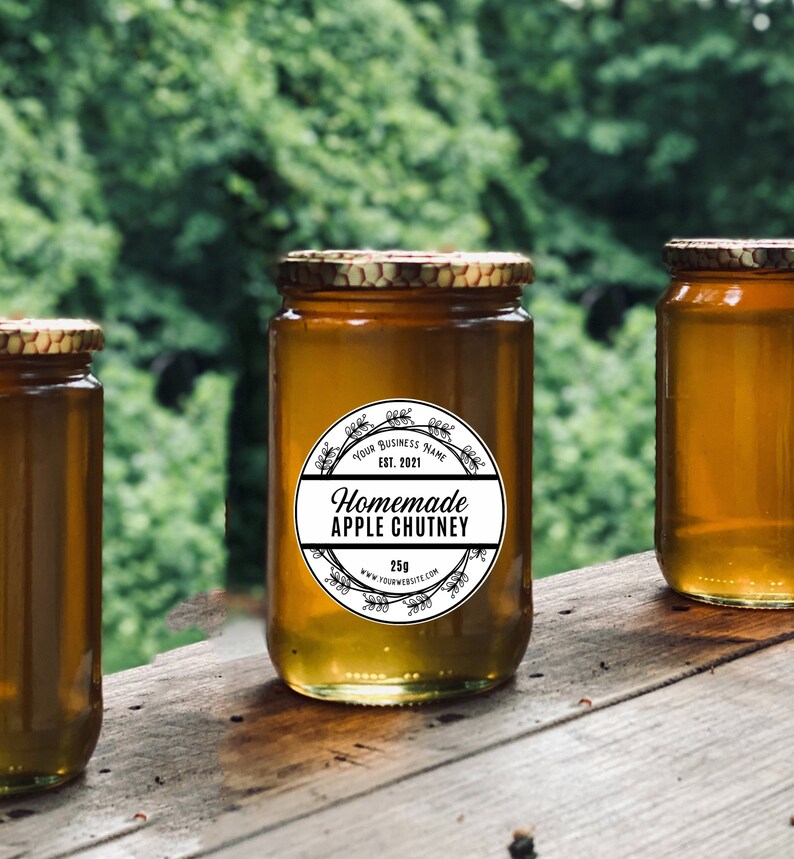 Editable Canning Jam Jar Preserve Labels Mason Jar Printable - Etsy