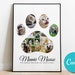 Custom Paw Print Cat Dog Pet Photo Collage Gift, Animal Lover Custom ...