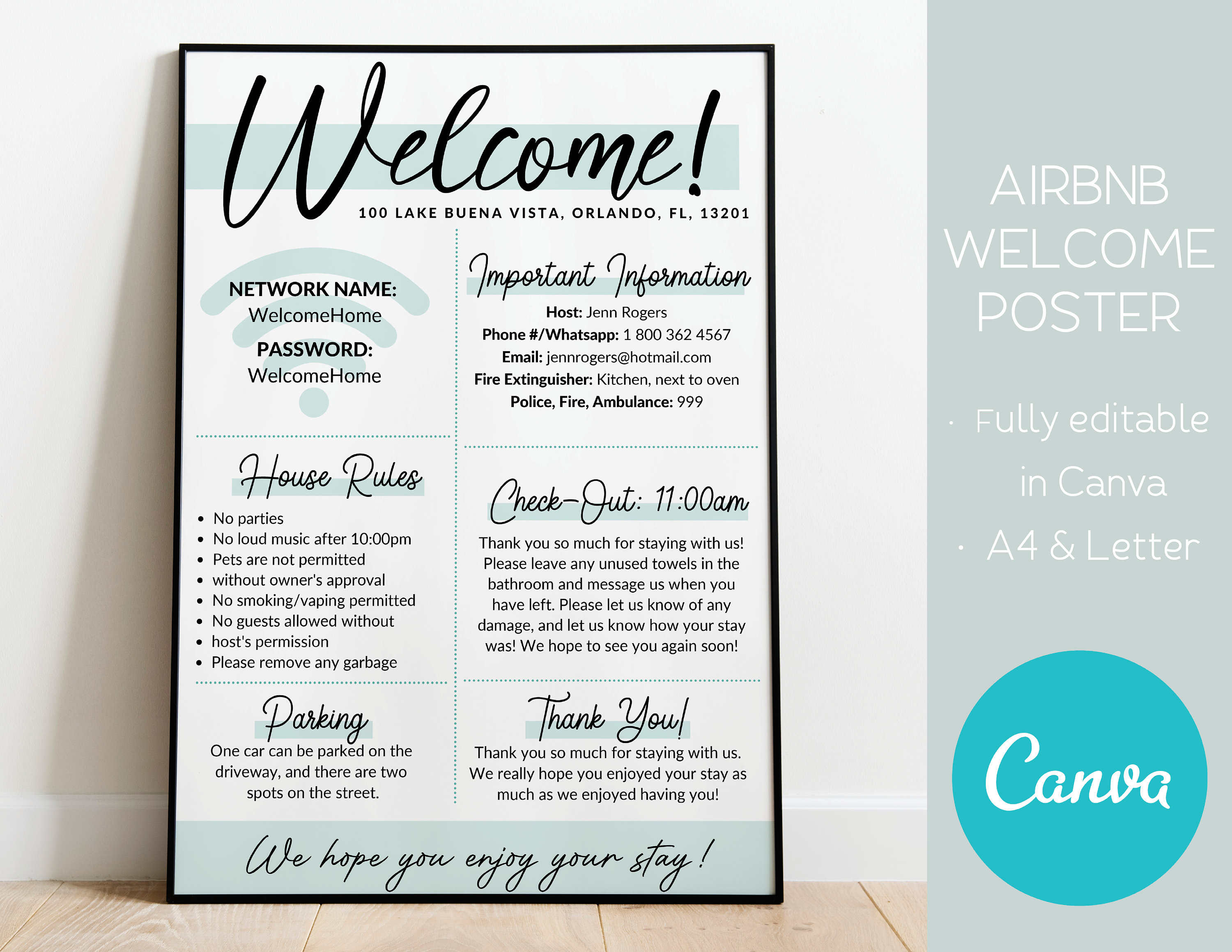 Welcome Poster Template