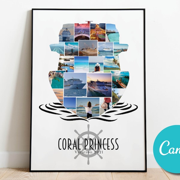 Cruise Ship Photo Collage - Etsy