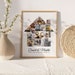 Custom House Home Photo Collage Gift, Housewarming Family Wedding Photo ...