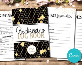 Beekeeping Log Book Template - Etsy