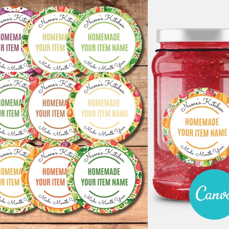 Canning Labels - Etsy