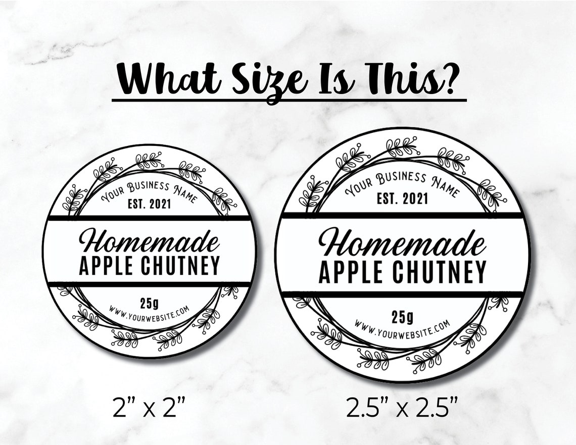 Editable Canning Jam Jar Preserve Labels Mason Jar Printable - Etsy