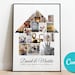 Custom House Home Photo Collage Gift, Housewarming Family Wedding Photo ...