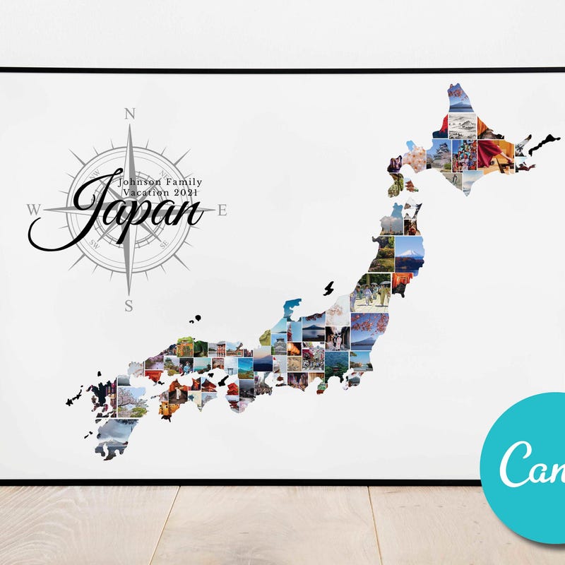 Japan Photo Collage Frame - Etsy