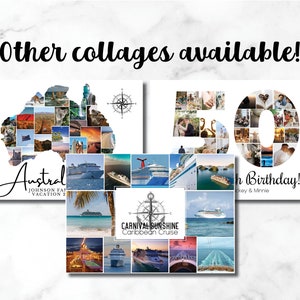 Custom House Home Photo Collage Gift, Housewarming Family Wedding Photo ...