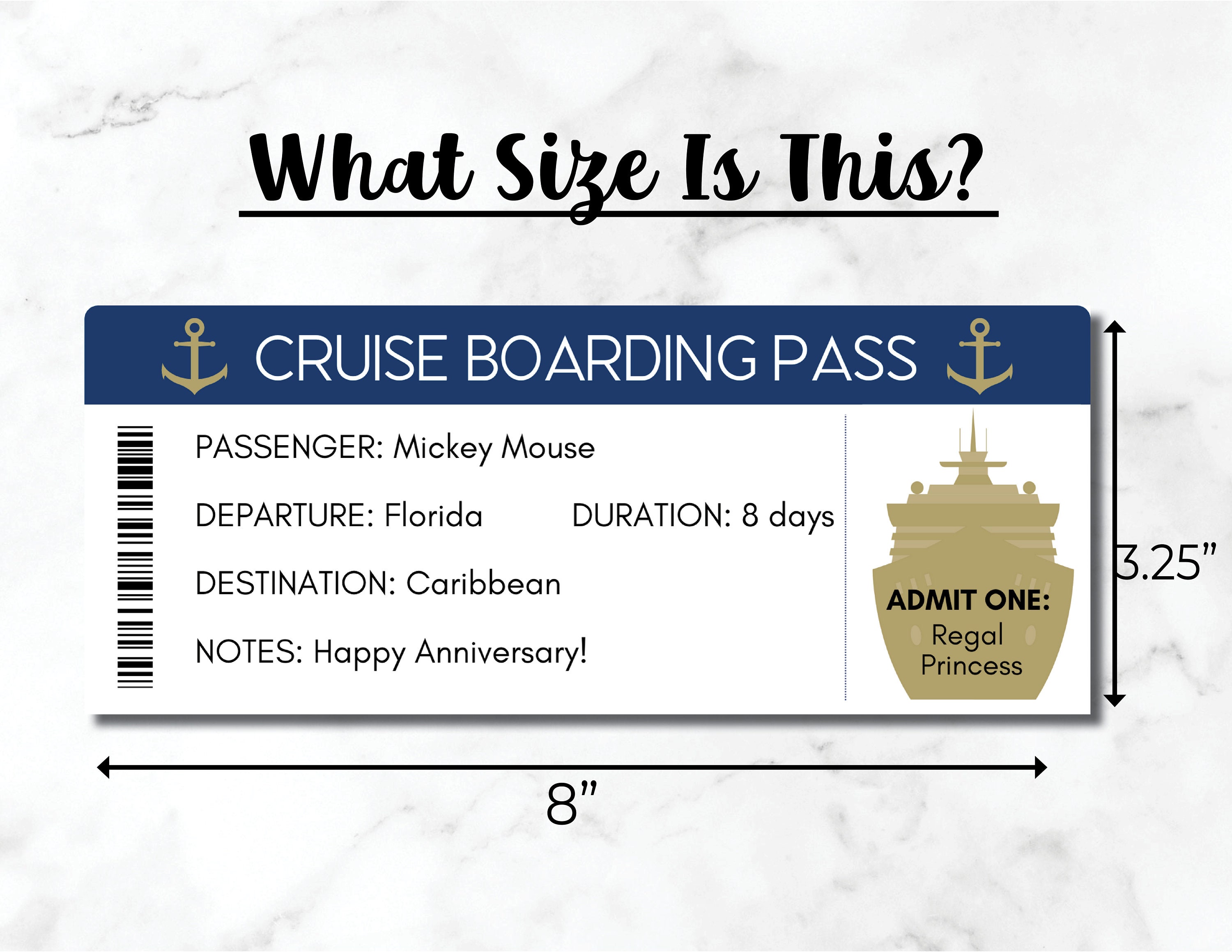 Editable Cruise Boarding Pass Printable Cruise Ticket Custom Etsy Uk