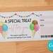 Ice Cream Ticket Template Voucher Coupon Token, Ice Cream Food Truck ...