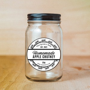 Editable Canning Jam Jar Preserve Labels, Mason Jar Printable DIY Honey ...
