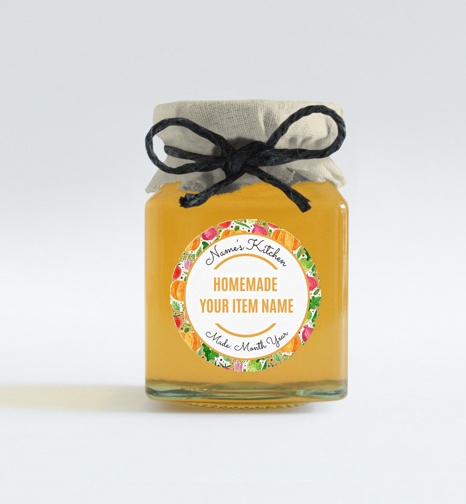 Editable Canning Jam Jar Preserve Labels Mason Jar Printable | Etsy UK