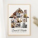 Custom House Home Photo Collage Gift, Housewarming Family Wedding Photo ...