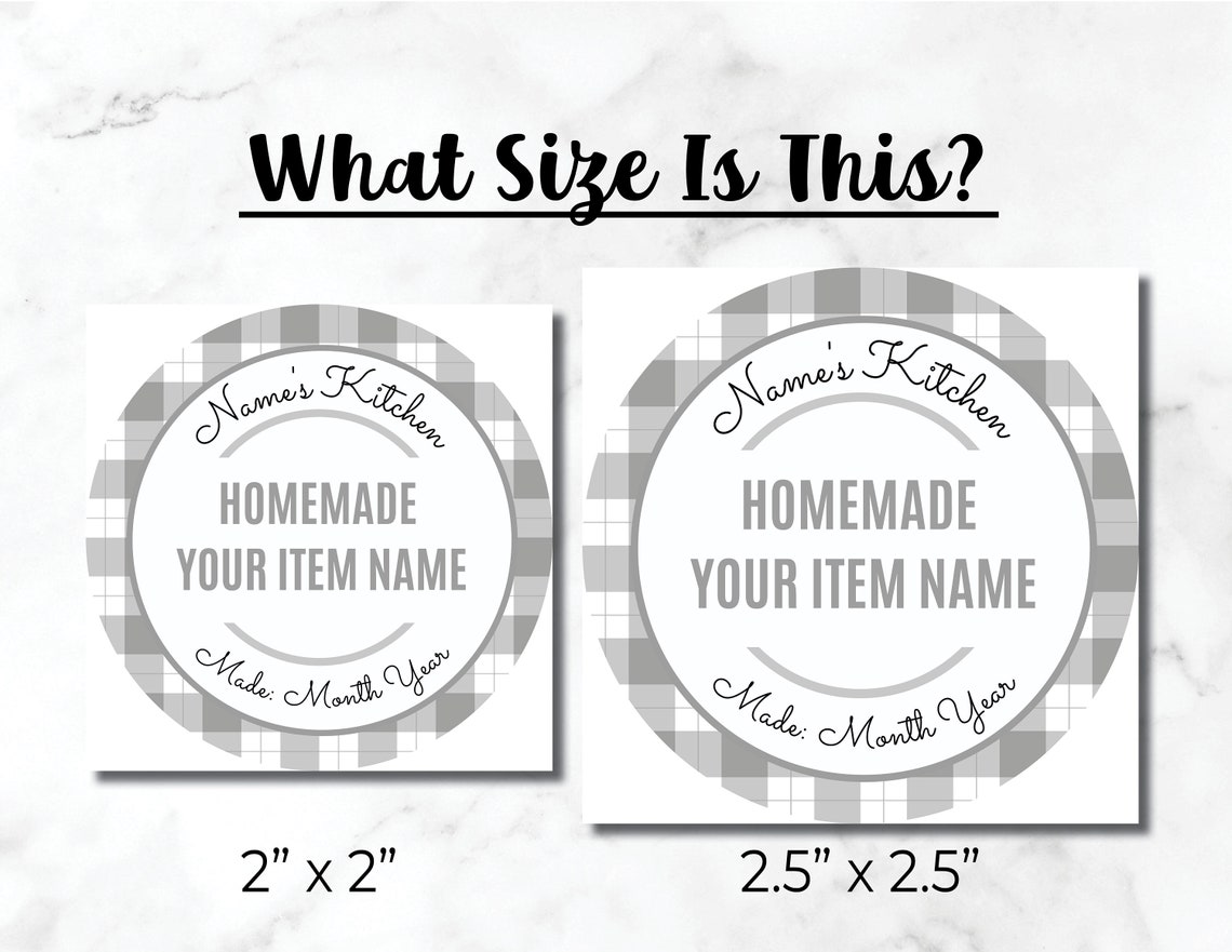 Editable Canning Jam Jar Preserve Labels Mason Jar Printable | Etsy