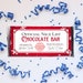 Santa Nice List Chocolate Bar Wrapper Editable Certificate, Christmas ...