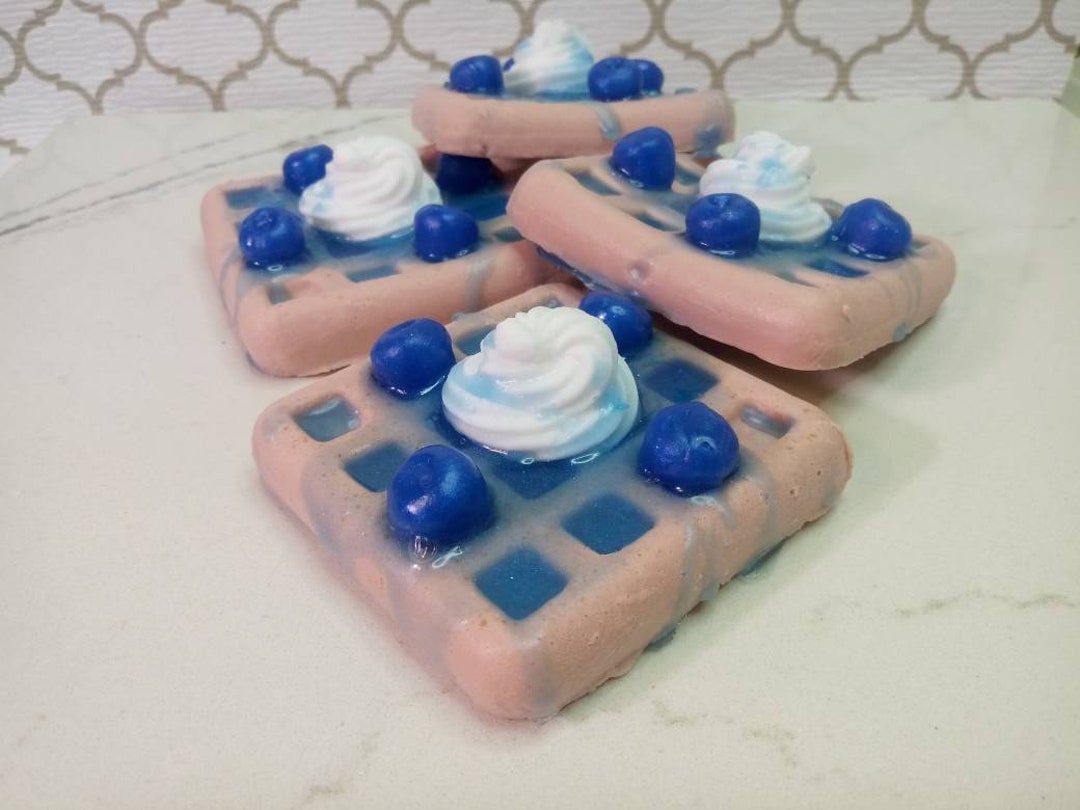 Blueberry Waffle Soap, Dessert Soaps, Breakfast Soap, Scented Soaps ...