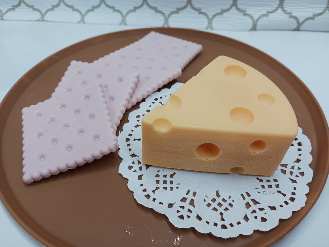 Cheese & Cracker Soap Gift Set Food Shaped Soap Novelty Gift Idea - Etsy