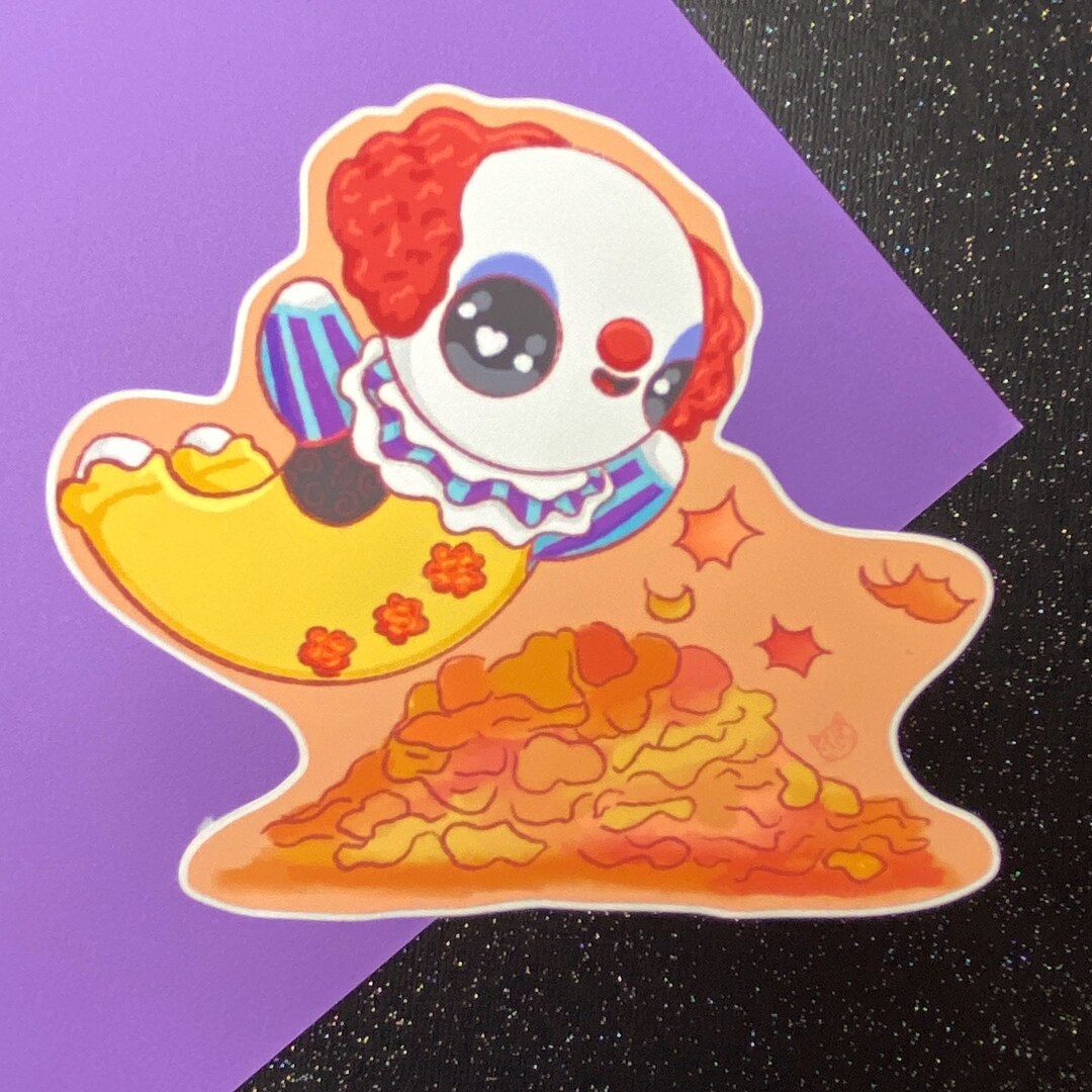 Pennywise Sticker It Sticker Fall Sticker Autumn Sticker - Etsy