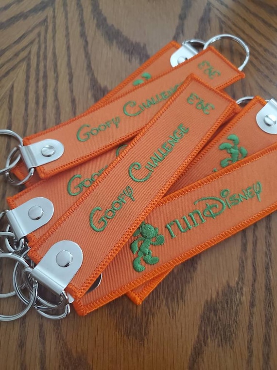 NEW Run Disney Key Chain Goofy Challenge | Etsy
