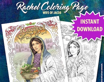 leah and rachel coloring pages